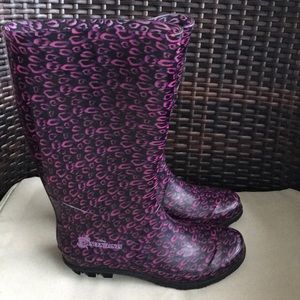 Shoes | Nwob Disney Descendants Girls Knee High Rain Boots | Poshmark